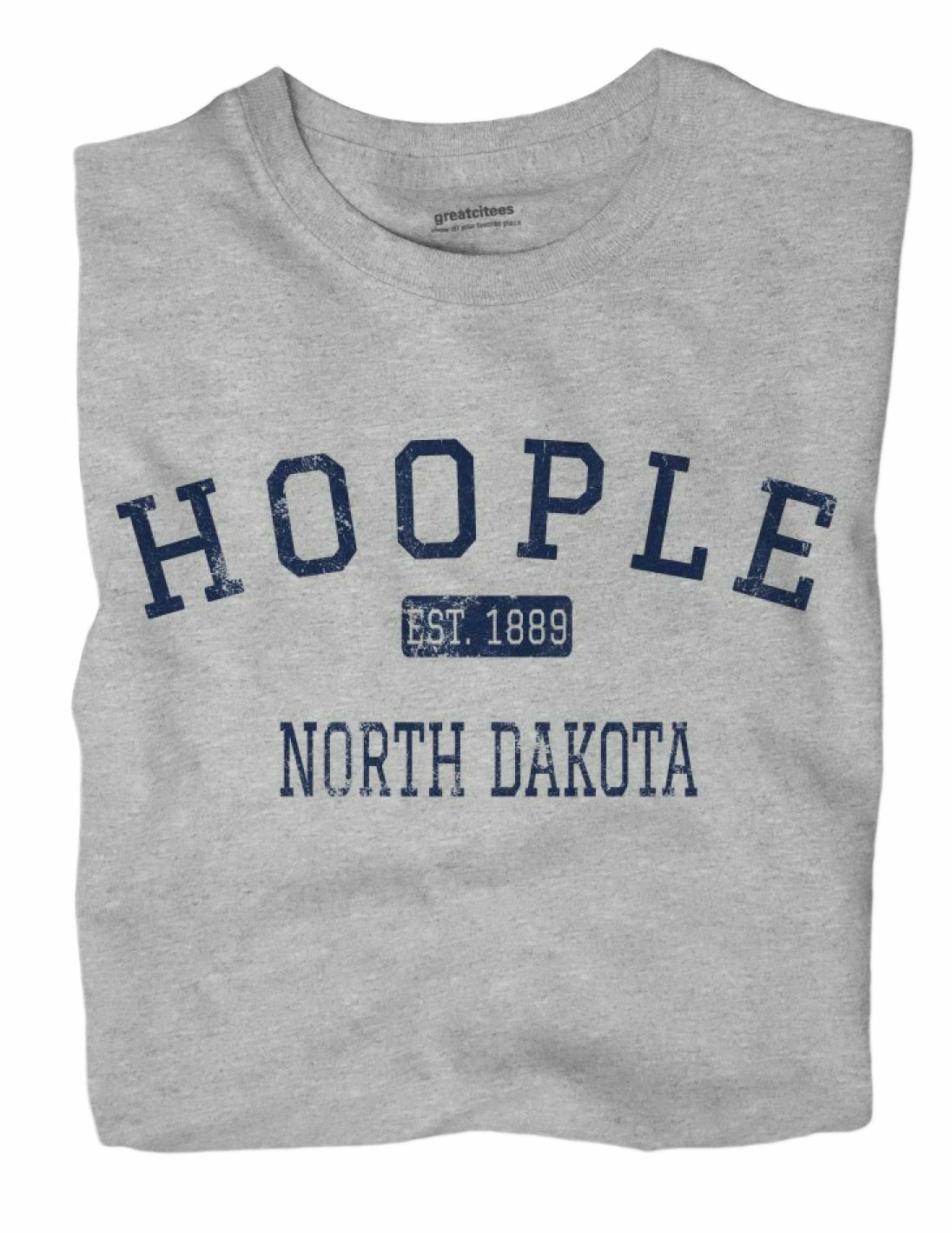 Hoople North Dakota ND T-Shirt EST | eBay