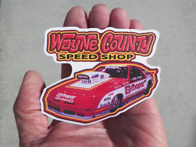 RARE "Vintage Style" "Wayne County Speed Shop" MOPAR/Dodge Vinyl ...