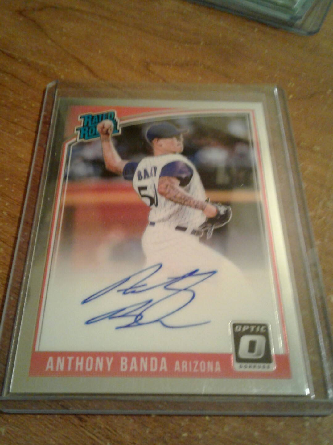 2018 donruss optic baseball Anthony Banda rookie auto | eBay