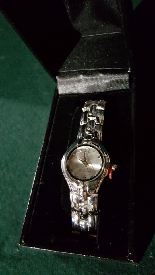 Ralph Valentin Women's Stainless Steel Round Silver Watch - Beautiful ...