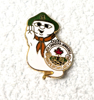 Ghost CJ85 Enamel Pin Guelph ON 6th Canadian Scout Jamboree Boy Scout ...