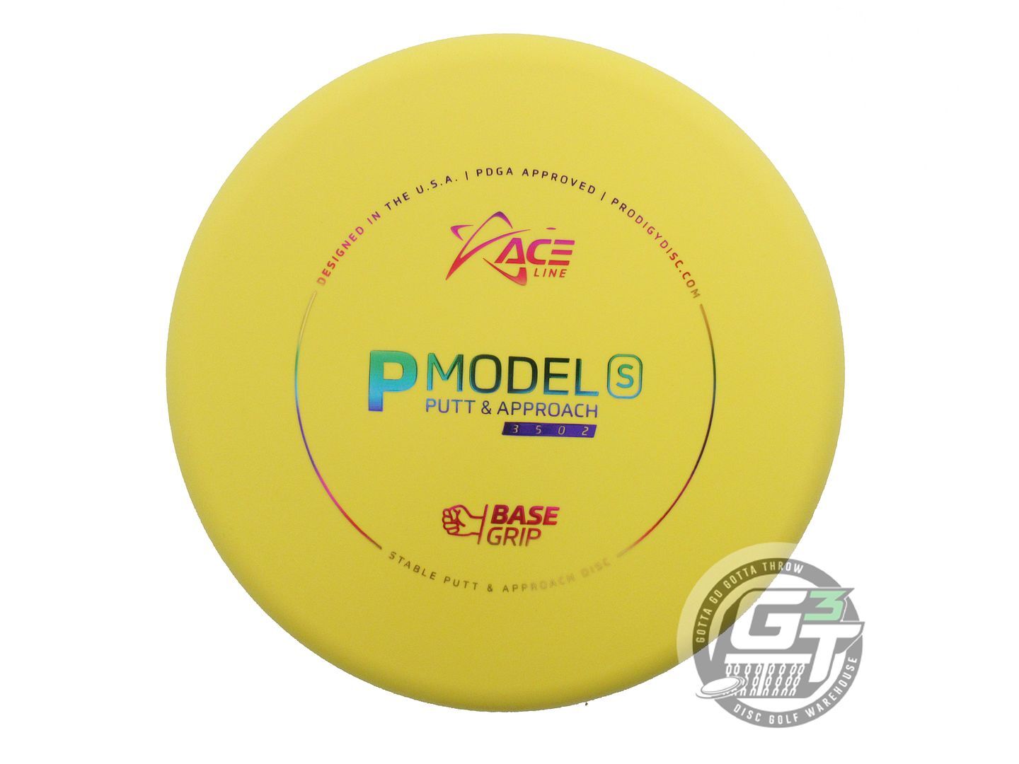 NEW Prodigy Discs Base Grip P Model S 174g Yellow Putter Golf Disc | eBay