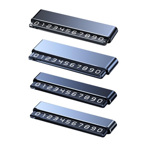 Car Phone Number Card Automobile Interior Decoration for Car Dashboard ...