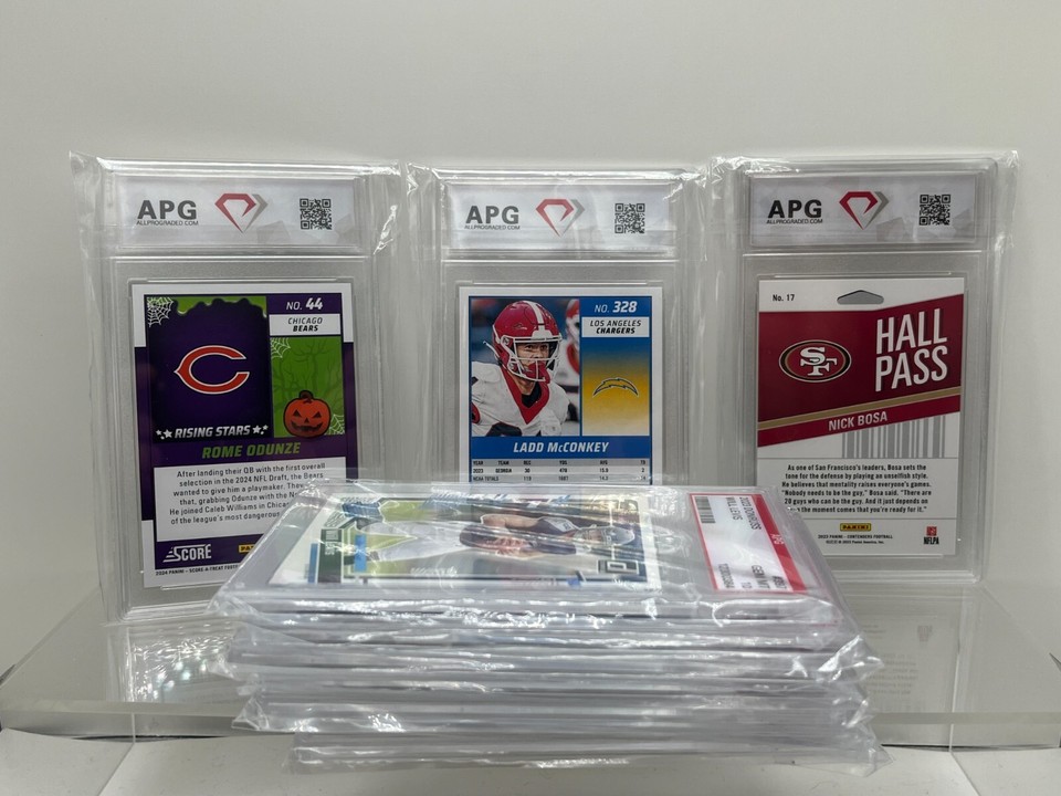 *10 Card Gem Mint Football Slab Lot APG Graded #1 Rookies/SPs | eBay