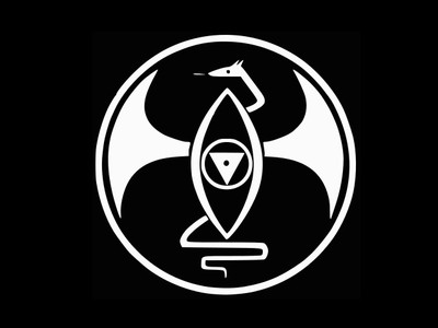 DRAGON ROUGE Occult Black Magick Vinyl Decal Car Wall Sticker CHOOSE ...