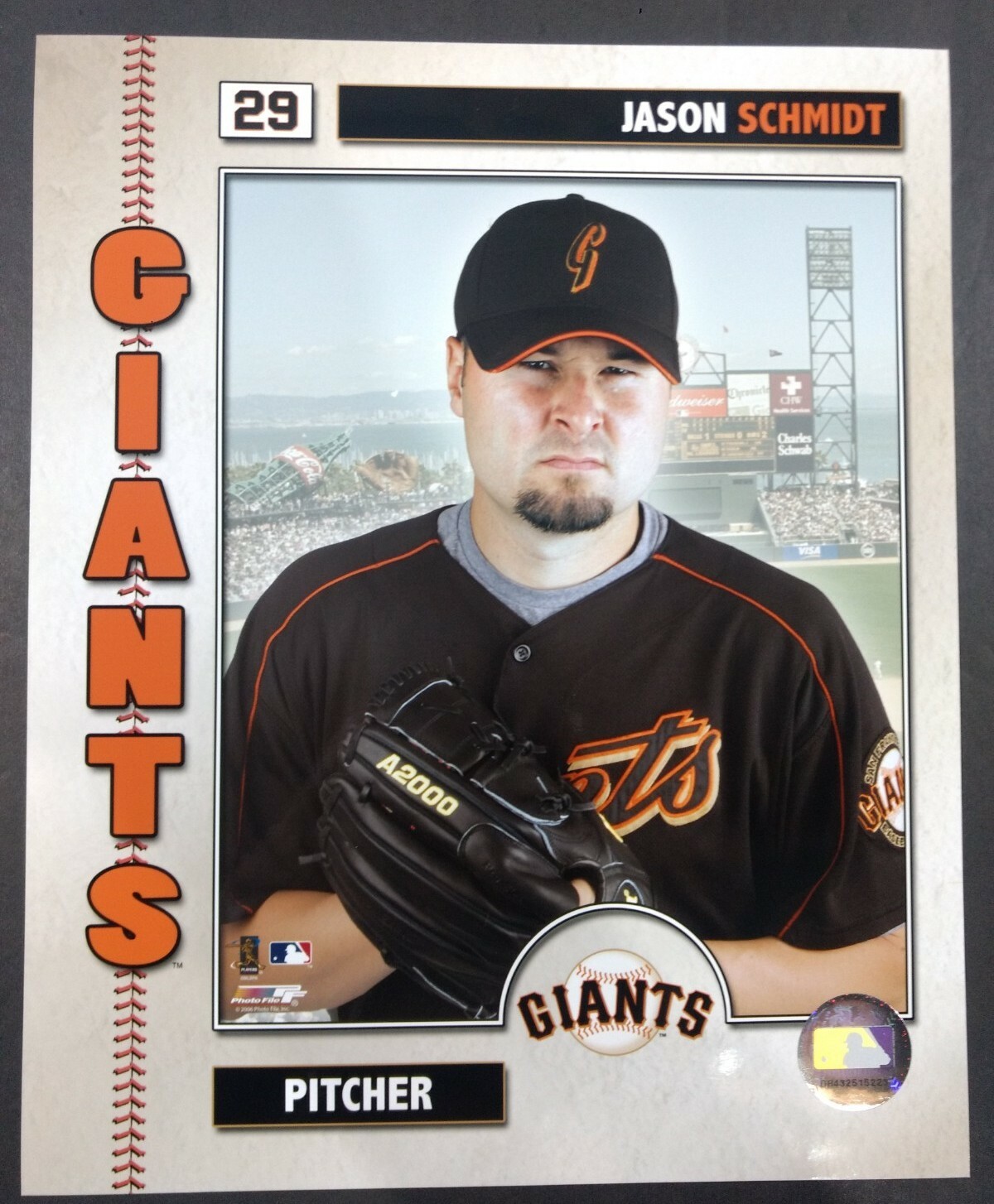 JASON SCHMIDT 2006 Studio Series 8X10 PHOTO San Francisco Giants | eBay