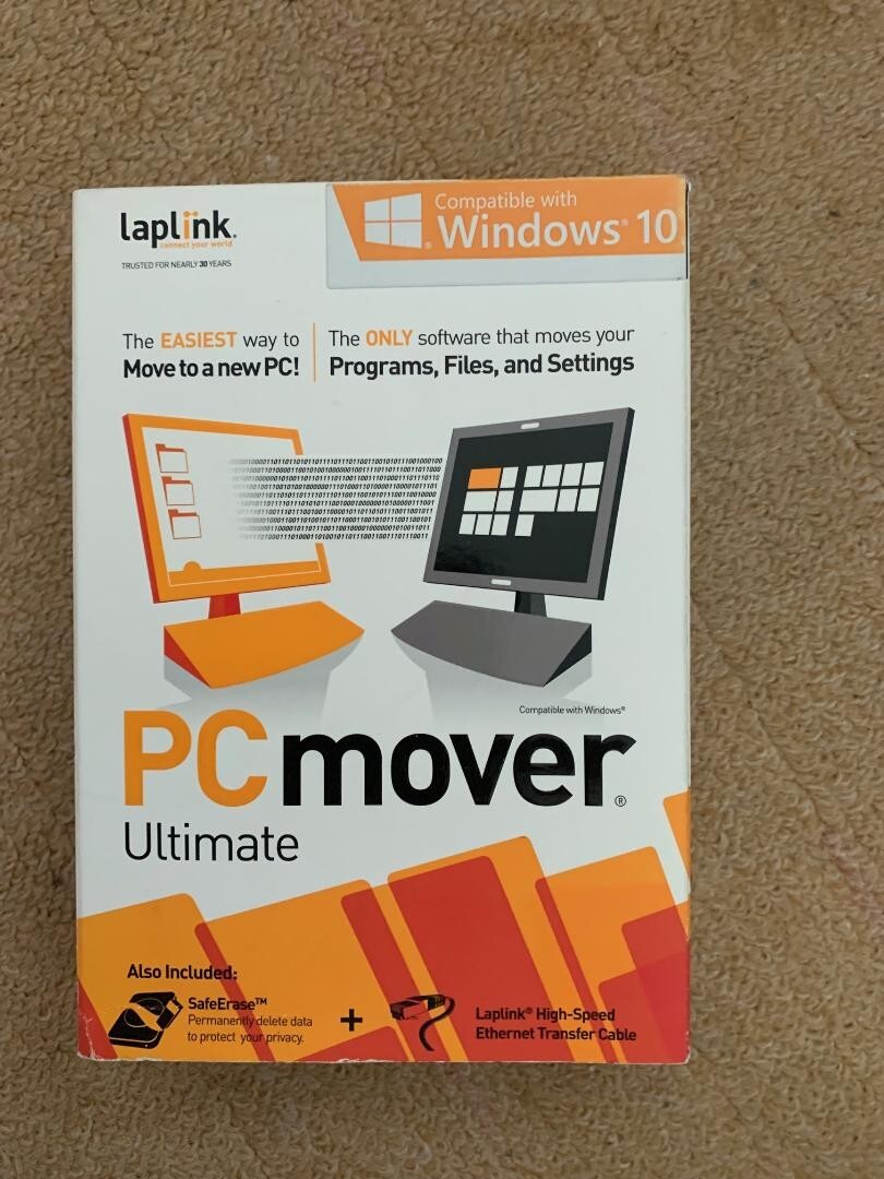 LapLink PCMover Ultimate SafeErase for Windows 8, 7, Vista, XP | eBay UK