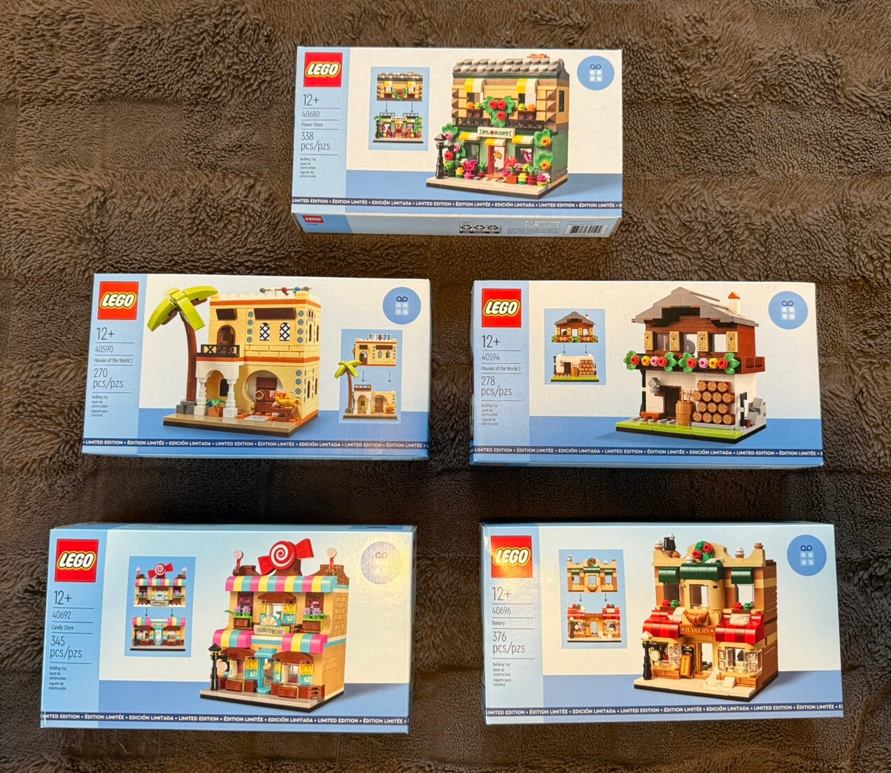 LEGO RARE HOUSES OF THE WORLD 1-5!! 40590, 40594, 40680, 40692, 40696 NISB | eBay