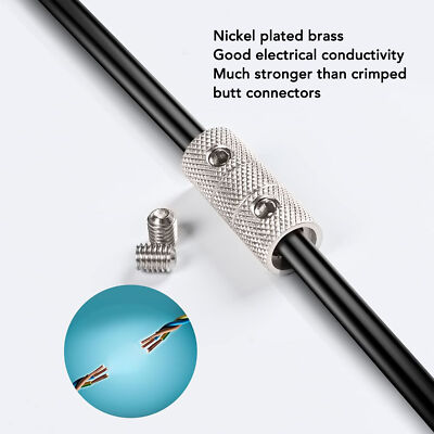 4 Gauge Wire Connectors Kit For Car Audio Splice Battery Cable Butt ...