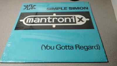 Mantronix Simple Simon 12" Single C1-49336 C-VG+--LP-VG+ Record/LP | eBay