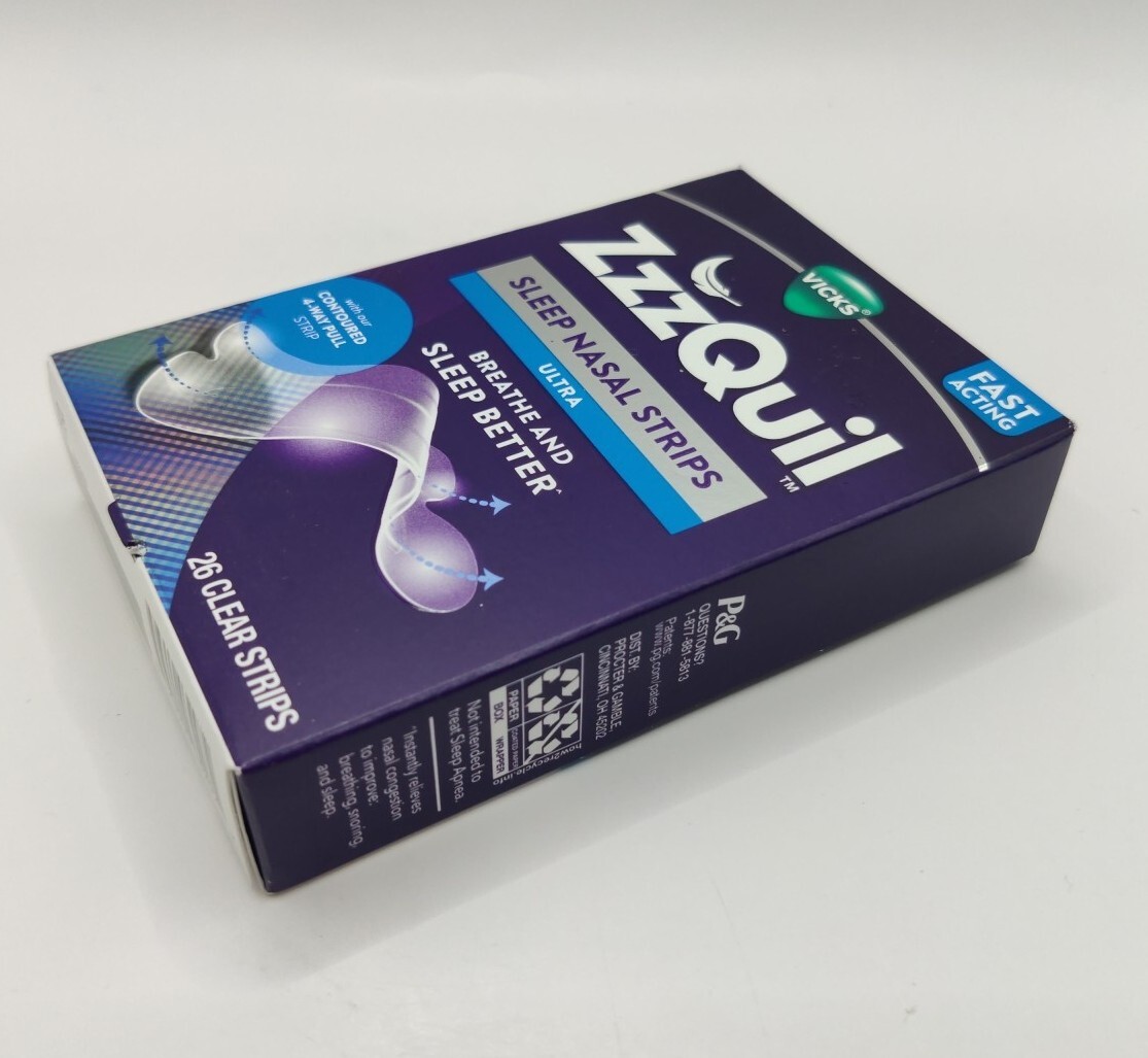 ZzzQuil Ultra Breath Better Vicks Fast Acting 5 Boxes 130 Strips for ...
