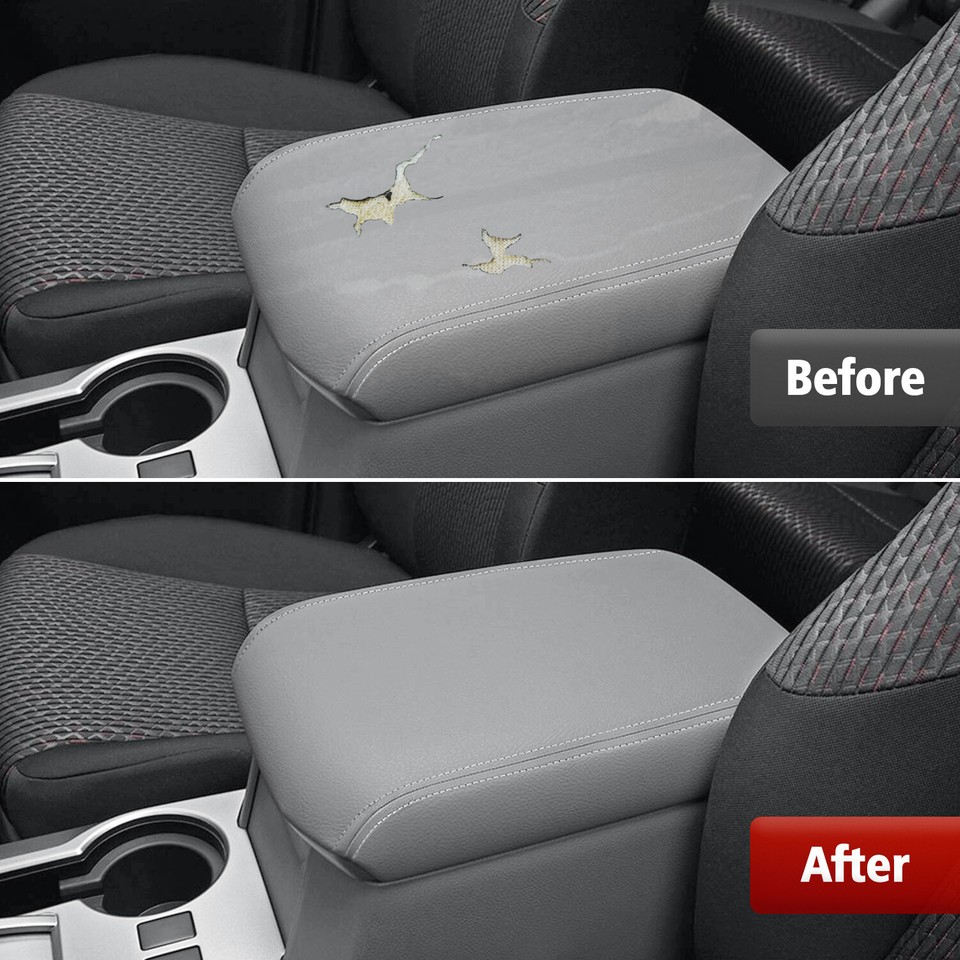 Fits 2010-2023 Toyota 4Runner Center Console Lid Armrest Leather Cover ...