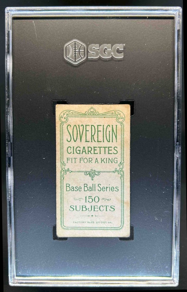 1909-11 T206 Sovereign Nap Lajoie Throwing Rookie RC #NL SGC 2 HOF Naps ...
