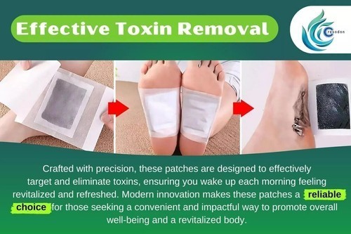 120x Detox Foot Patches Pads Body Toxins Feet Slimming Cleansing Herbal ...