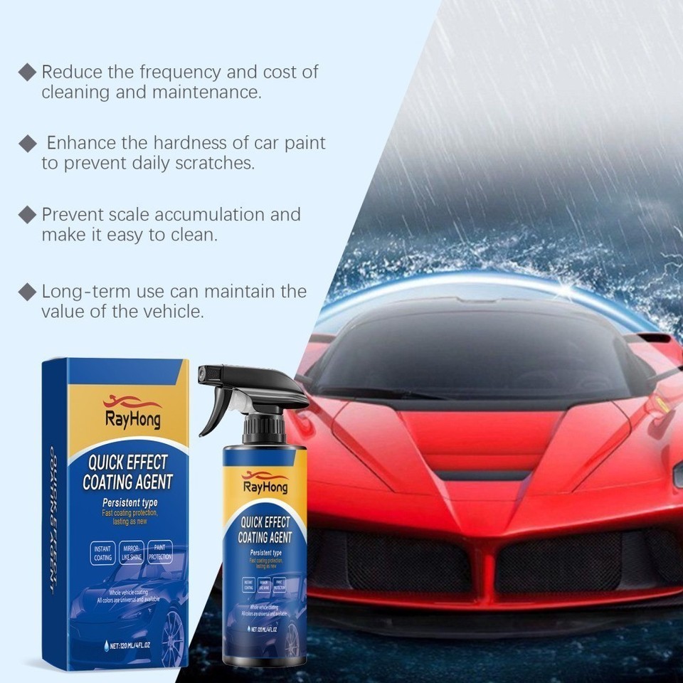 1-5pcs Quick Effect Coating Agent, Multi-Functional Car Coating Spray ...