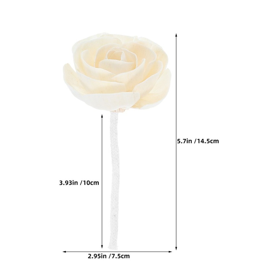 6 Pcs Fragrance Flower Stick Wick Diffuser Essential Oil Aromatherapy ...