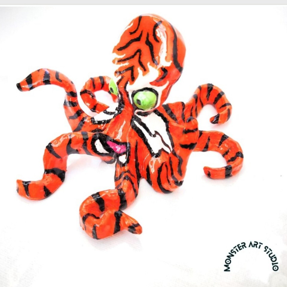 Tiger/Octopus. Limited Edition #7 of 16. | eBay