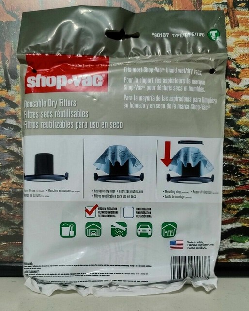 Shop-Vac 90137 Filter/Filter Kit for sale online | eBay