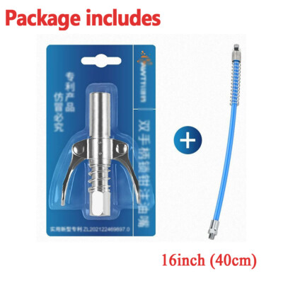 Grease Gun Coupler Locks on Like Air Chuck Fit SAE Zerk & Metric Lube ...