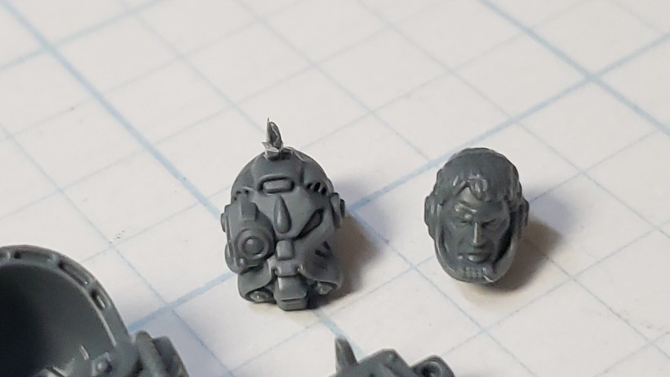 40k Blood Angels Bits Primaris Upgrade DC Terminator Sgt Heads Chest ...