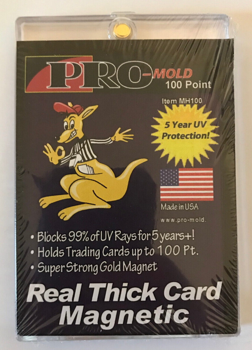 New (10) Pro-Mold 100 Pt. Magnetic Real Thick Trading Card Holders | eBay