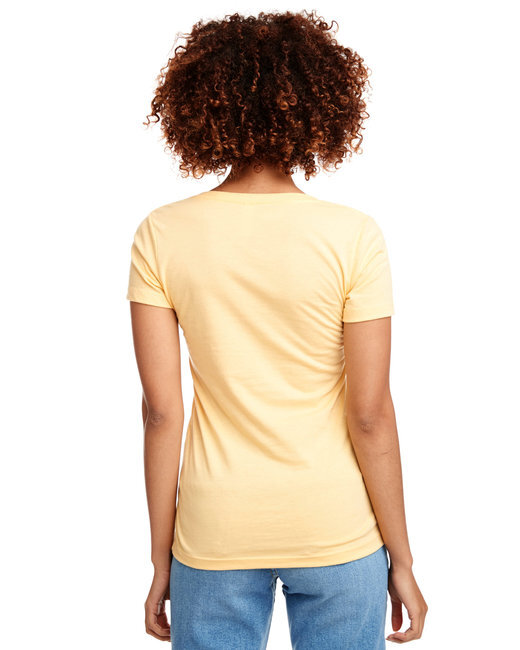 Next Level Apparel N1540 Women's Short Sleeve Ideal Lightweight V-Neck ...