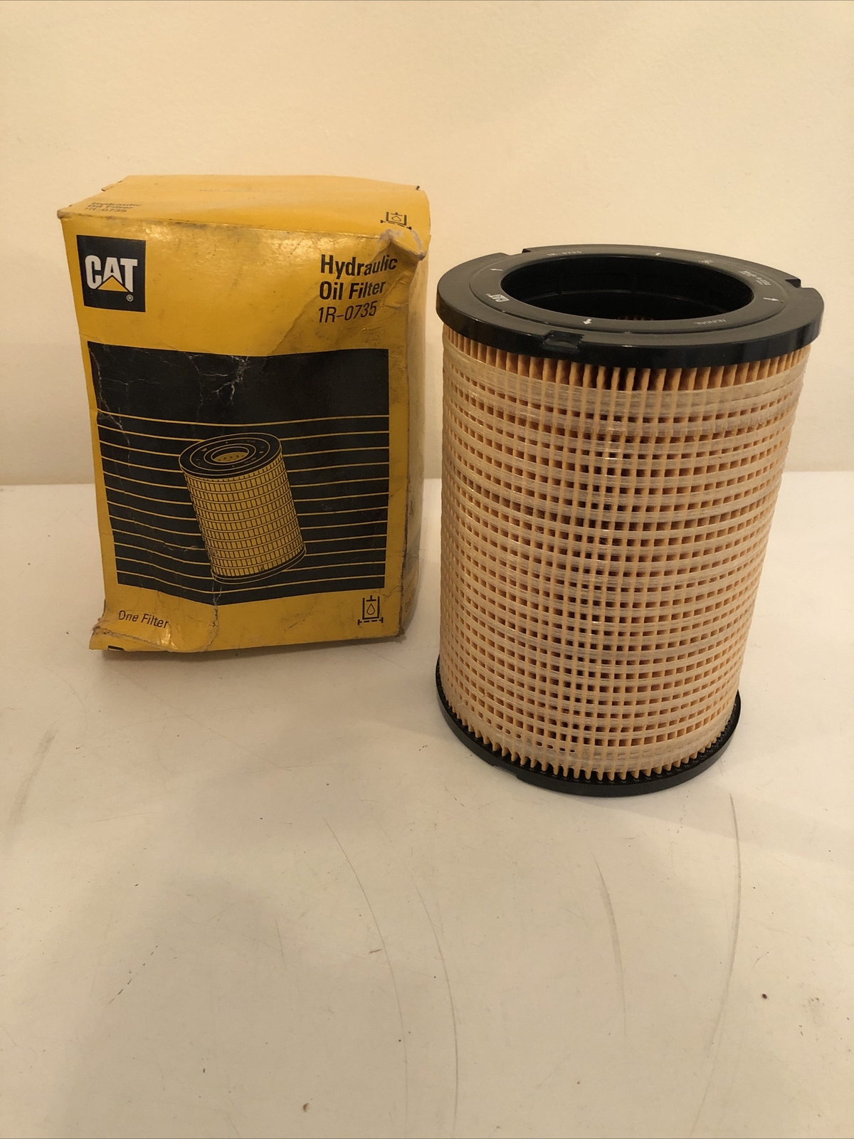 NEW GENUINE CATERPILLAR CAT 1R-0735 HYDRAULIC OIL FILTER 1R0735 | eBay
