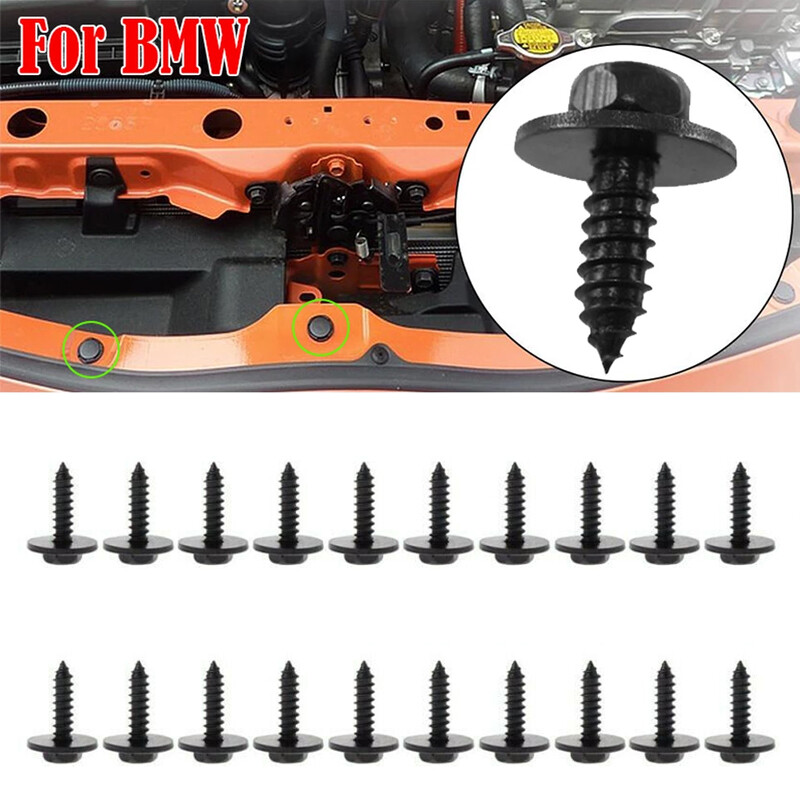 40x Undertray Clips Screws Engine Under Cover Splash Guard Shield Fit ...