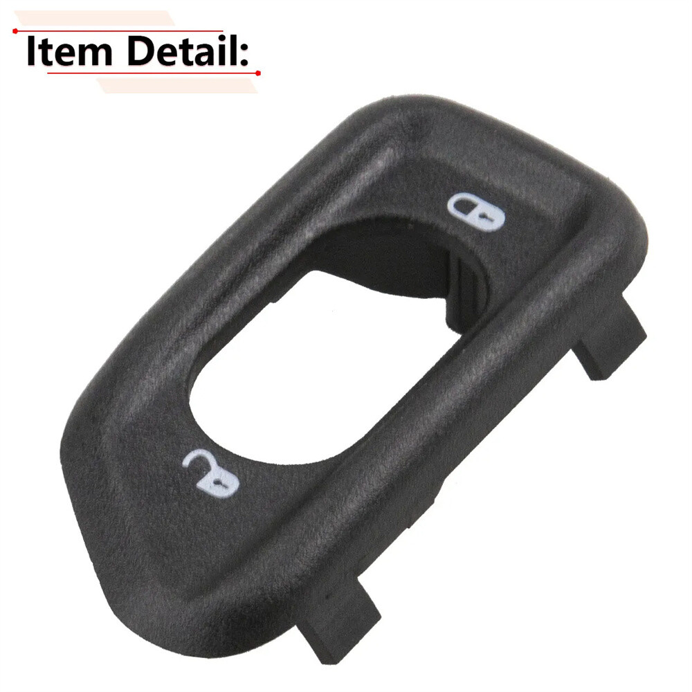 1 Pair Left And Right Front Door Lock Switch Bezels For Jeep Wrangler ...