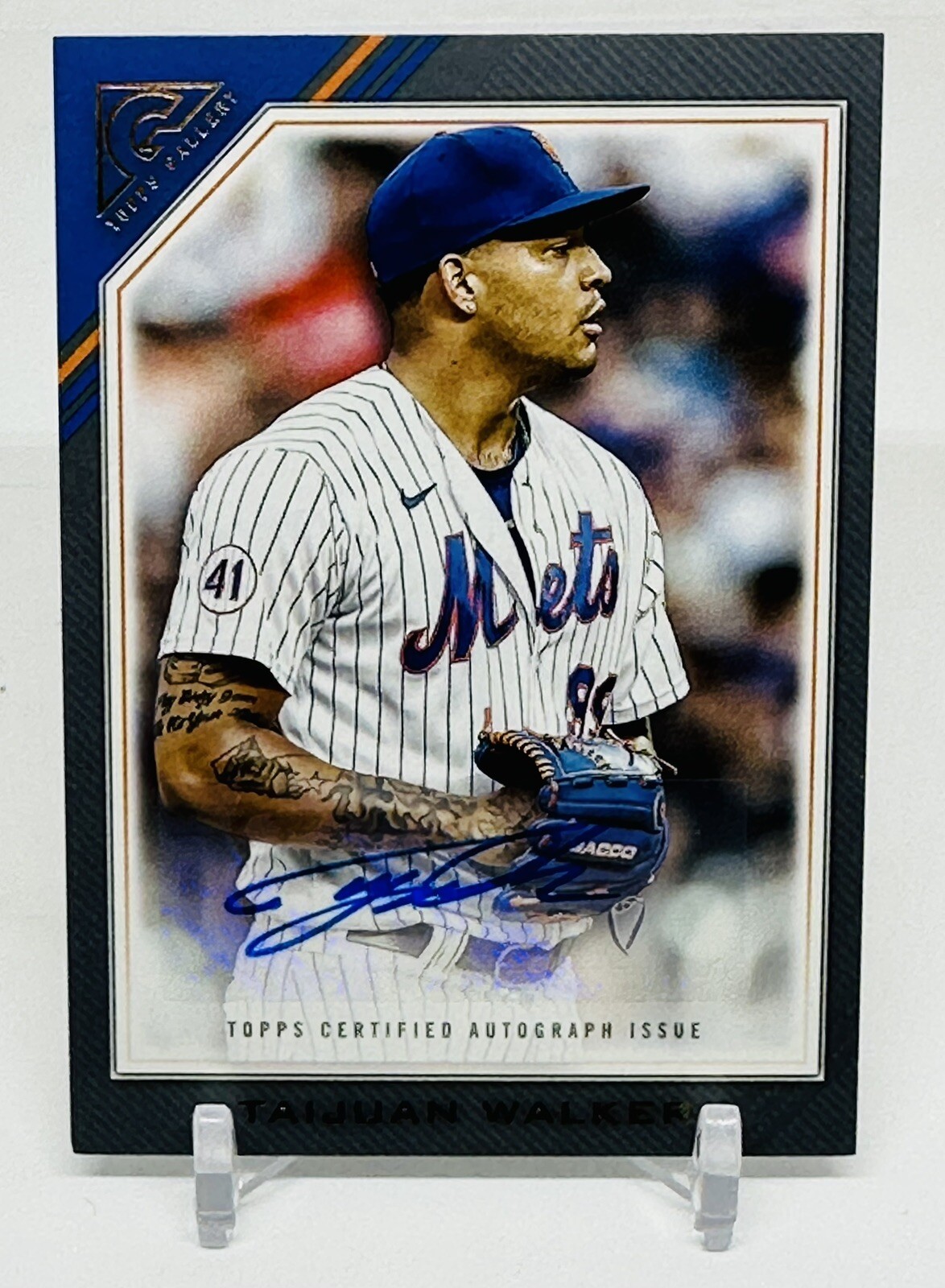 2022 Topps Gallery Taijuan Walker Auto NY Mets Philadelphia Phillies ...