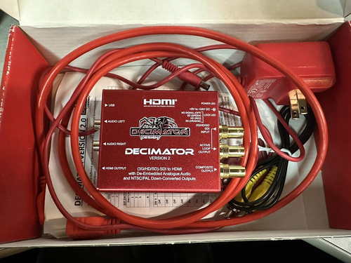DECIMATOR 2 3G/HD/SD-SDI to HDMI Converter with Built-In NTSC/PAL ...
