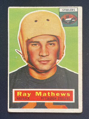 Ray Mathews 1956 Topps #75 Low Grade (crease) Steelers | eBay