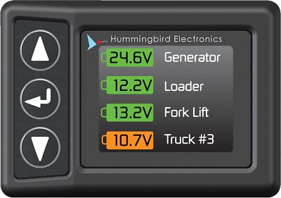 HUMMINGBIRD WIRELESS BATTERY MONTOR 12/24V up to 16 remote battery ...