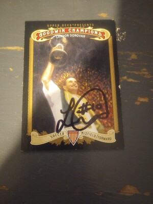 Landon Donovan Signed 2012 Goodwin Champions See Pics | eBay
