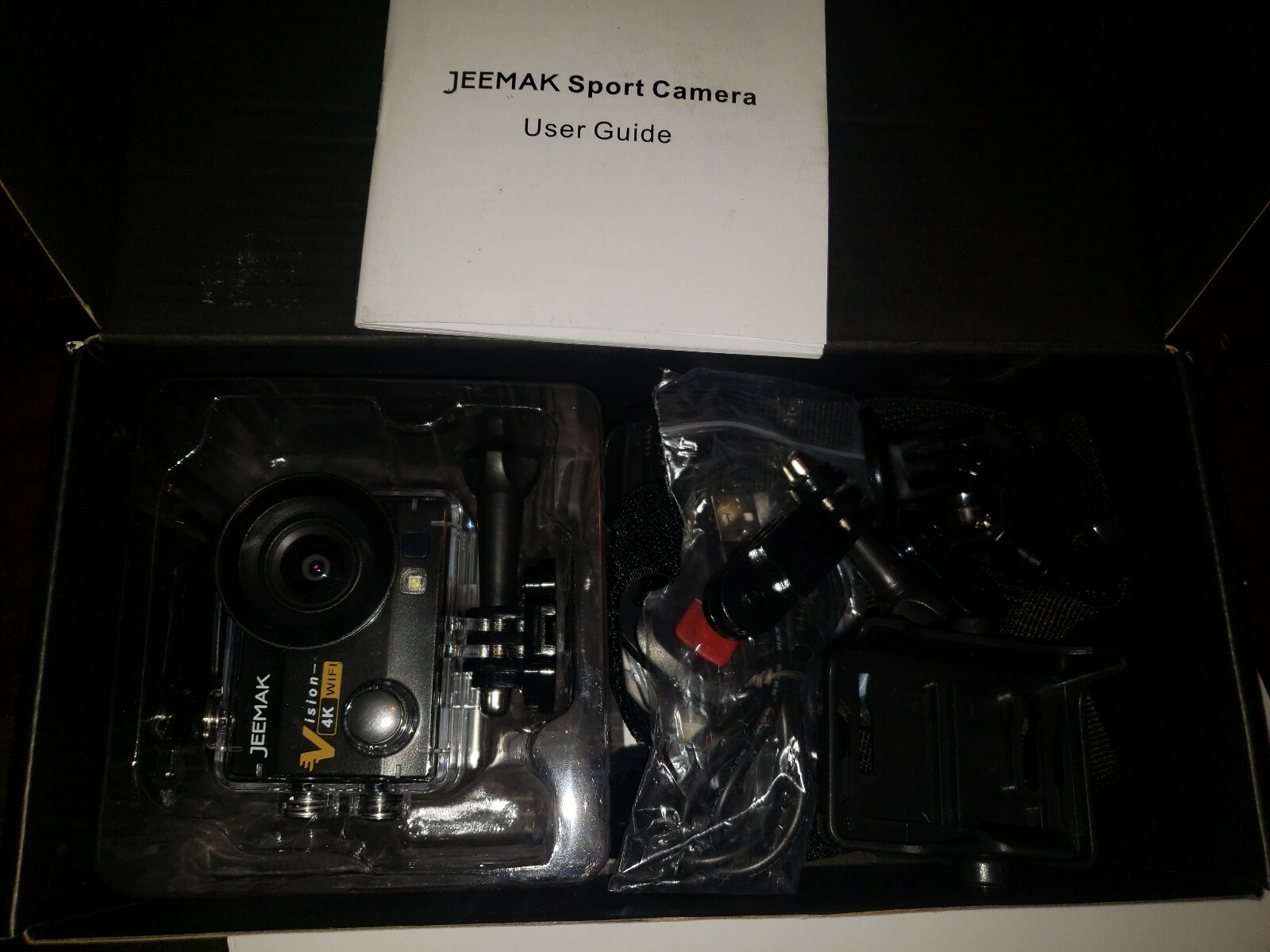 JEEMAK Action Camera ULTRA HD 4K waterproof model ACT74R wifi | eBay