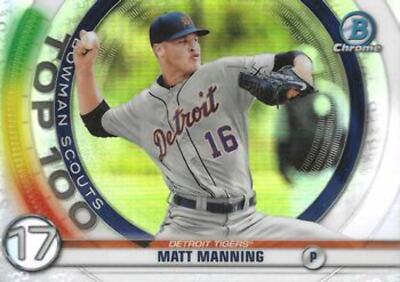 #BTP-17 Matt Manning - Detroit Tigers - 2020 Bowman - Bowman Scouts Top ...