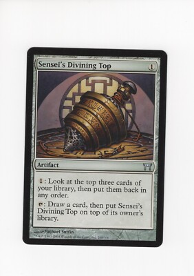 Sensei's Divining Top Kamigawa NM/NM- MTG Magic the Gathering | eBay