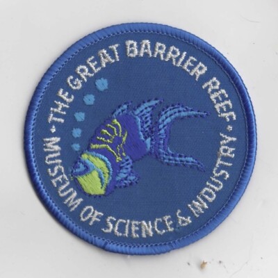 The Great Barrier Reef Patch BLUE Bdr. [5D-266] | eBay