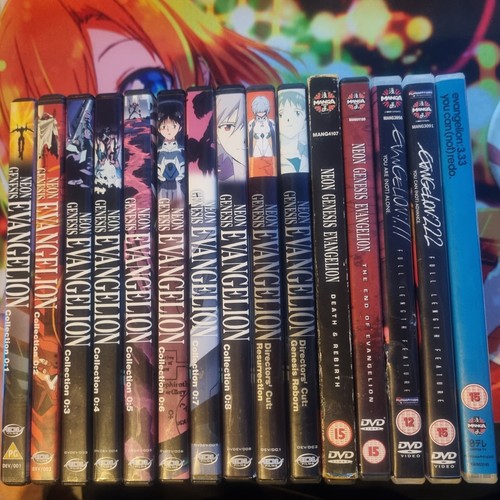 Neon Genesis Evangelion 16 DVDS ANIME | eBay