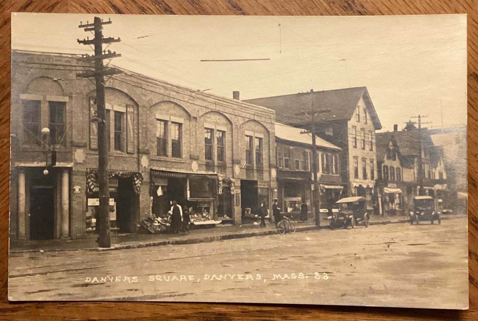 Real Photo Postcard Danvers, Massachusetts Danvers Square Storefronts ...