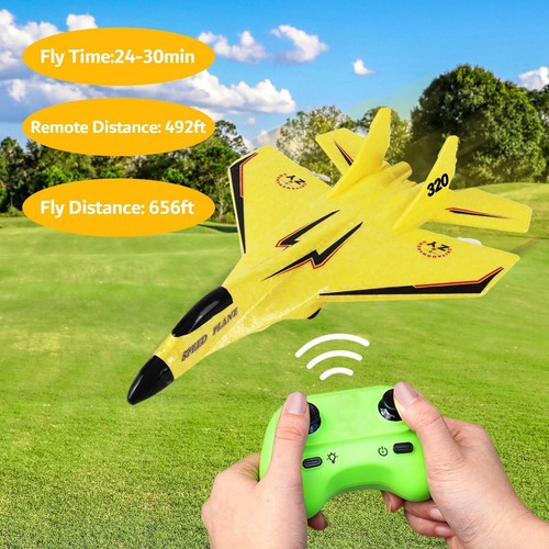 2 CH RC Planes Easy to Control Lightweight 2.4G 2 Channel RC Glider for ...
