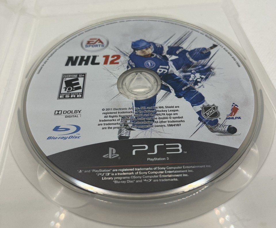 ️ NHL 12 (Sony PlayStation 3, 2012, PS3, Pro Hockey, Tested Works Great ...