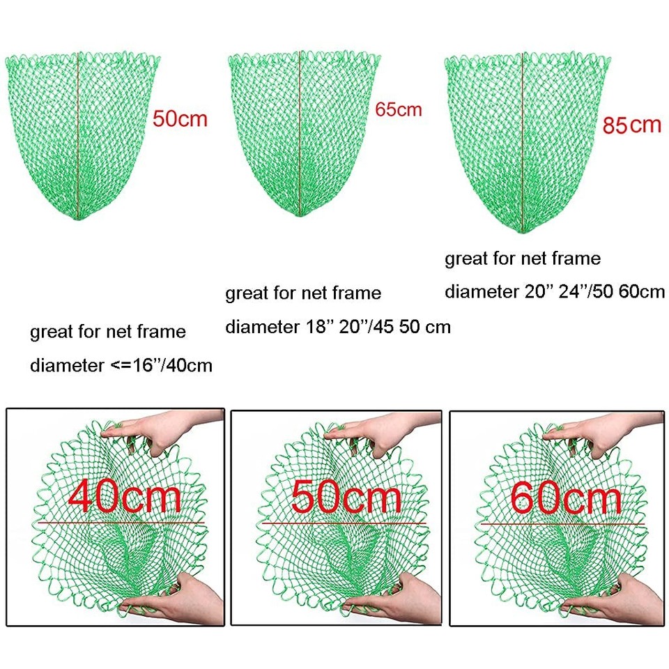 Fishing Net Replacement Netting Fishing Landing Net Replacement Net for ...