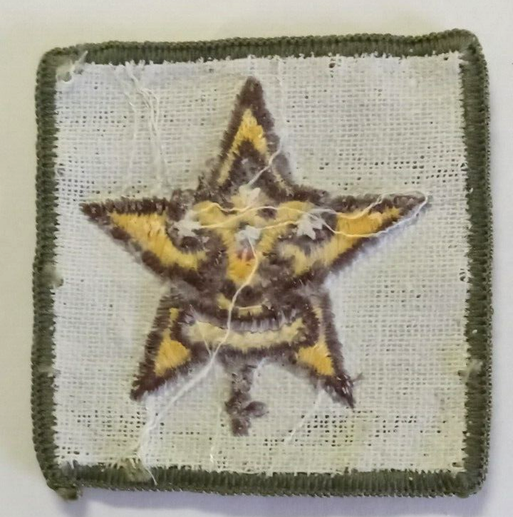 BSA Star Rank Insignia Khaki Fine Twill Gauze Starch Back 1971-1972 | eBay