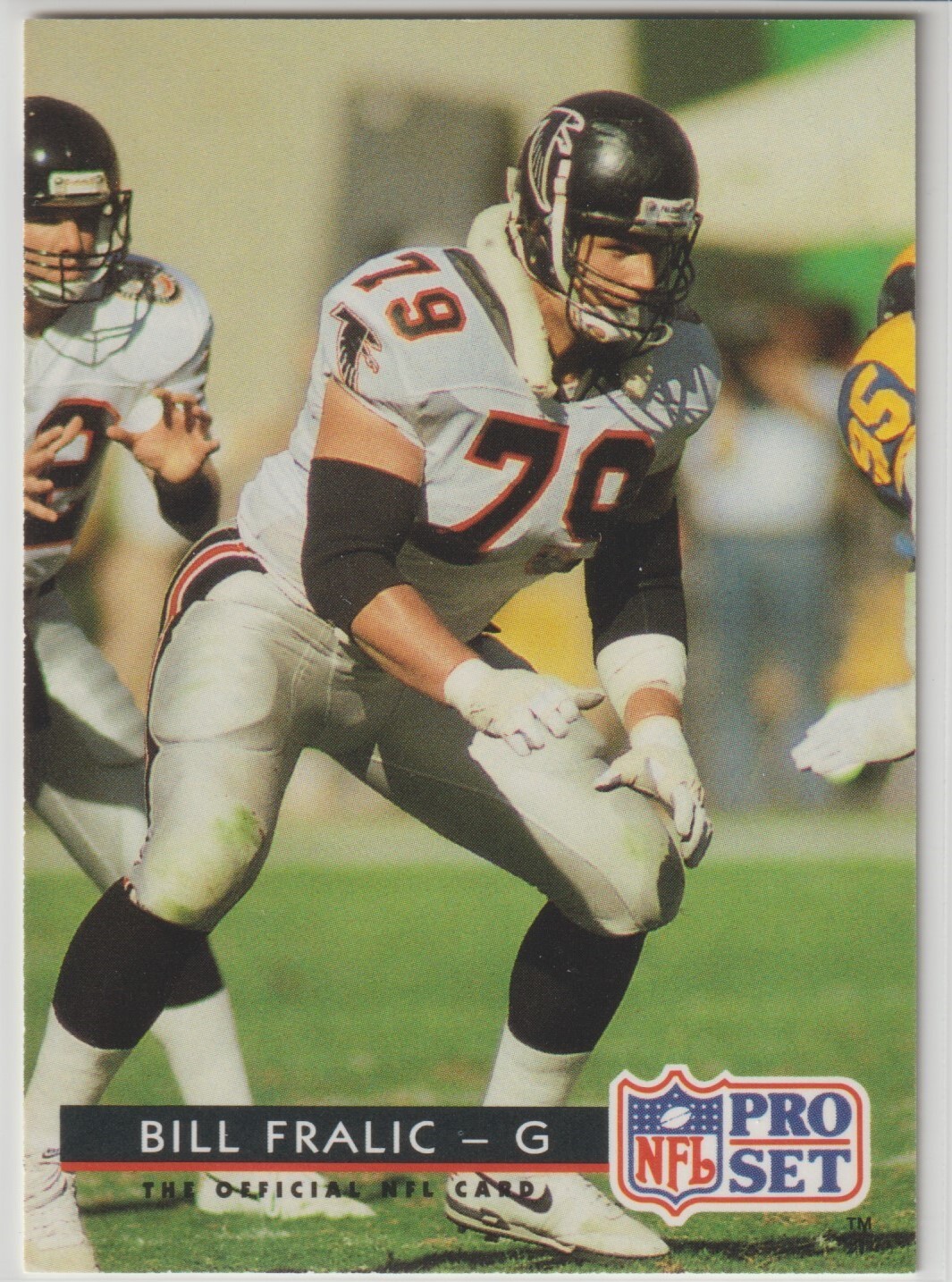 1992 Pro Set Football - BILL FRALIC - #110 - Atlanta Falcons | eBay