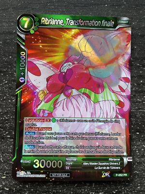 CARTE DRAGON BALL SUPER DBS RIBRIANNE, TRANSFORMATION FINALE P-052 PR ...