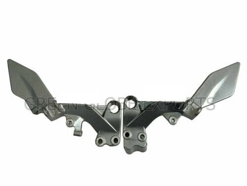 For KTM Duke 200 LH & RH Footrest Step Holder Bracket Silver 2013-2019 ...
