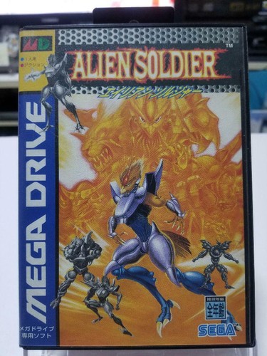 Alien Soldier MegaDrive MD Genesis Used Japan Action Boxed Tested ...