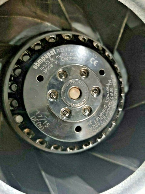 Thermally Protected ebmpapst R2E190-A050-15 Electric Fan E77545 120V ...