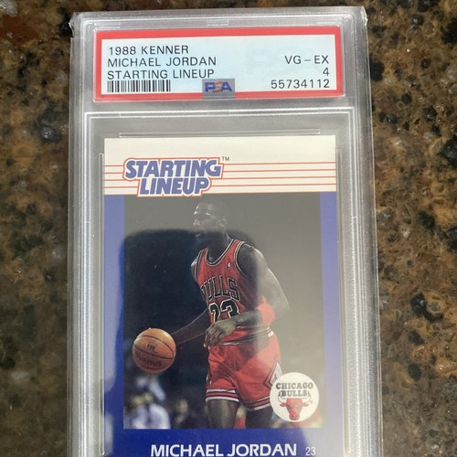 100565830 MICHAEL JORDAN 1988 Kenner Starting Lineup PSA 4 | eBay